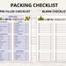 Editable Camping Packing List, Camping Trip Packing Checklist PDF ...