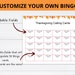 Editable Thanksgiving Bingo Cards , Edit Me Bingo Game, Make Your Own ...