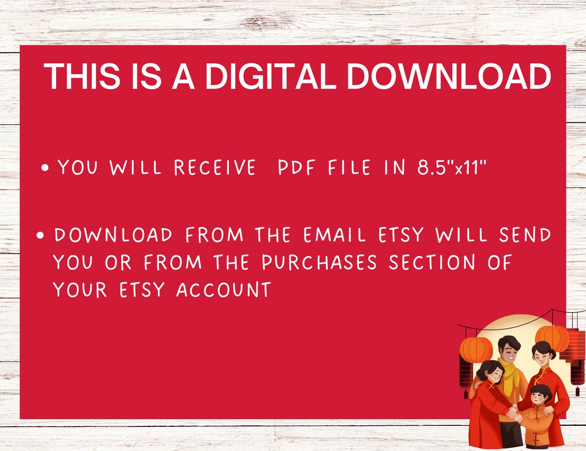 Chinese New Year Scavenger Hunt for Kids, Lunar New Year Scavenger Hunt ...