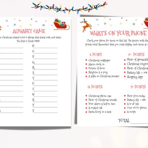 8 Printable Christmas Games Bundle, Office Party Games Printable ...