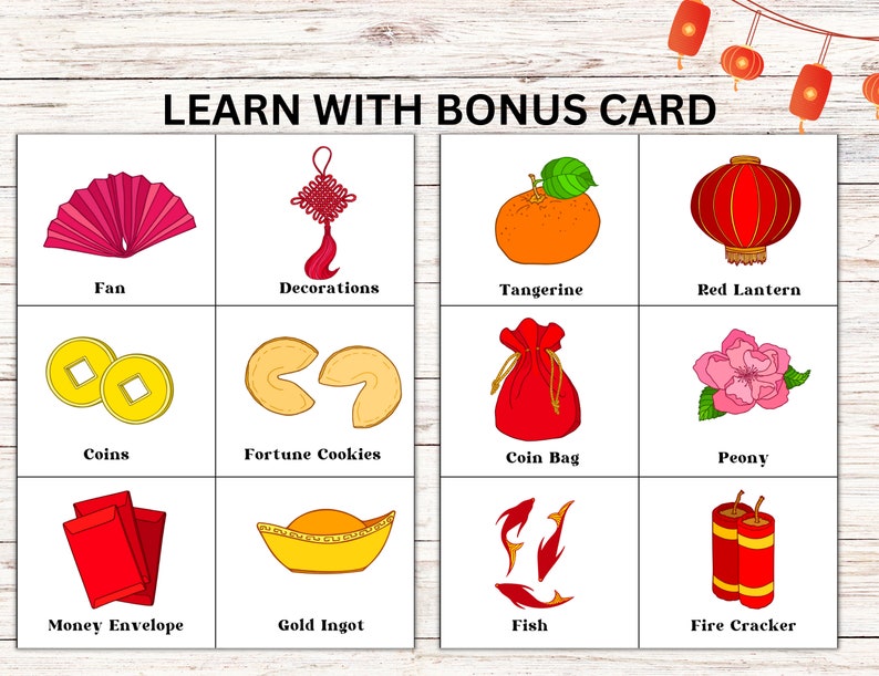 Chinese New Year Scavenger Hunt for Kids, Lunar New Year Scavenger Hunt ...