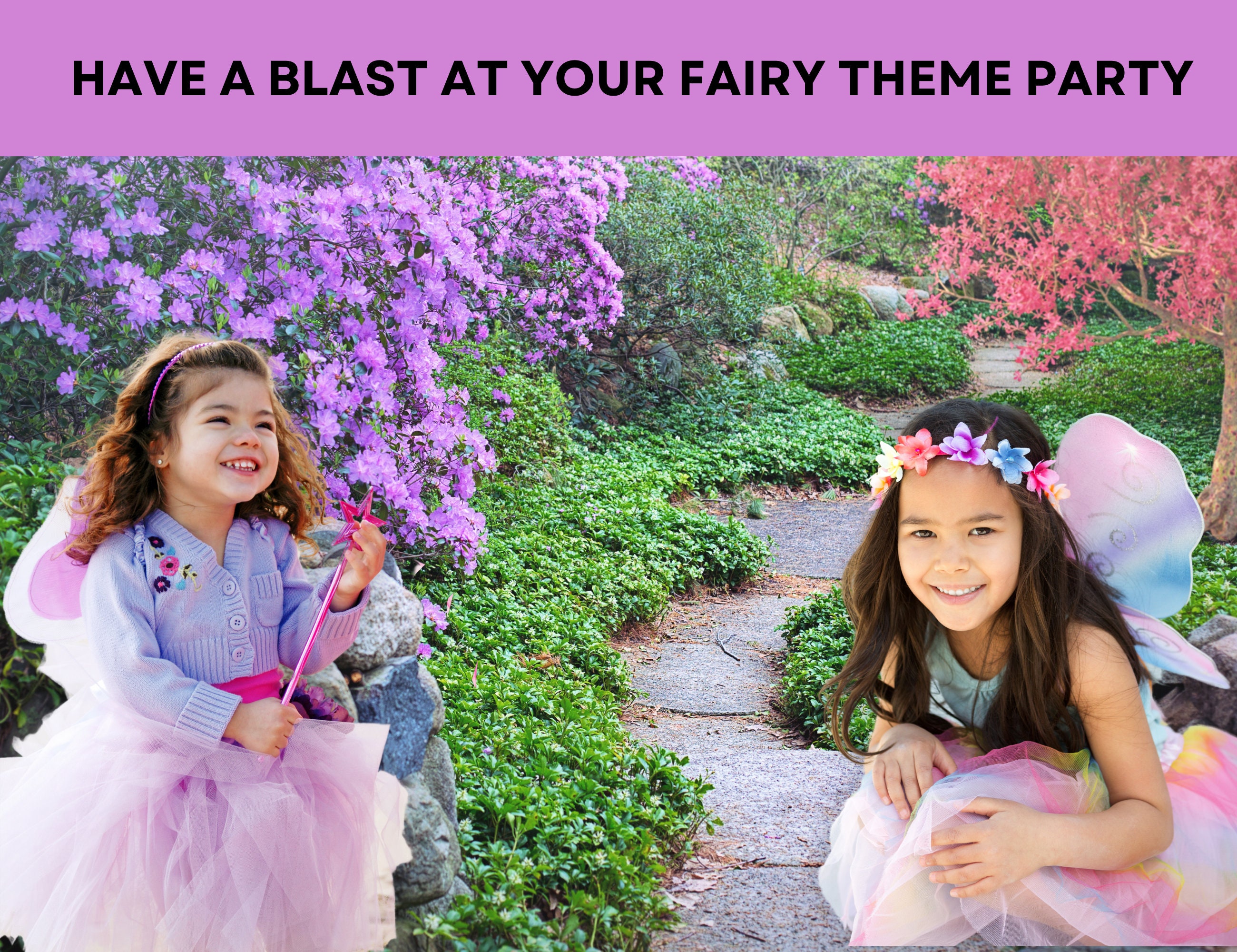 Fairy Birthday Party Scavenger Hunt, Woodland Enchanted Forest Fairy ...