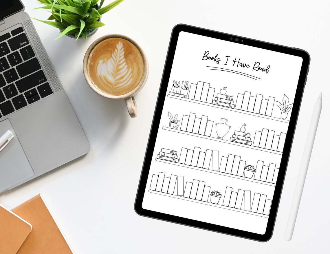 Book Tracker Printable, Reading Log, Reading Tracker Printable ...