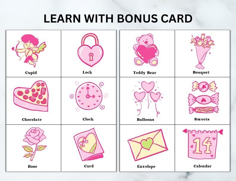 Valentine's Day Scavenger Hunt for Kids, Valentine's Day Treasure Hunt ...