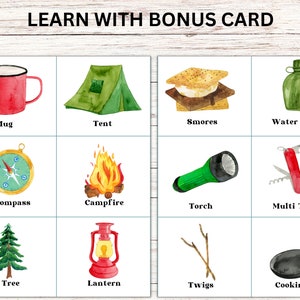 Camping Scavenger Hunt Printable for Kids, Outdoor Scavenger Hunt ...