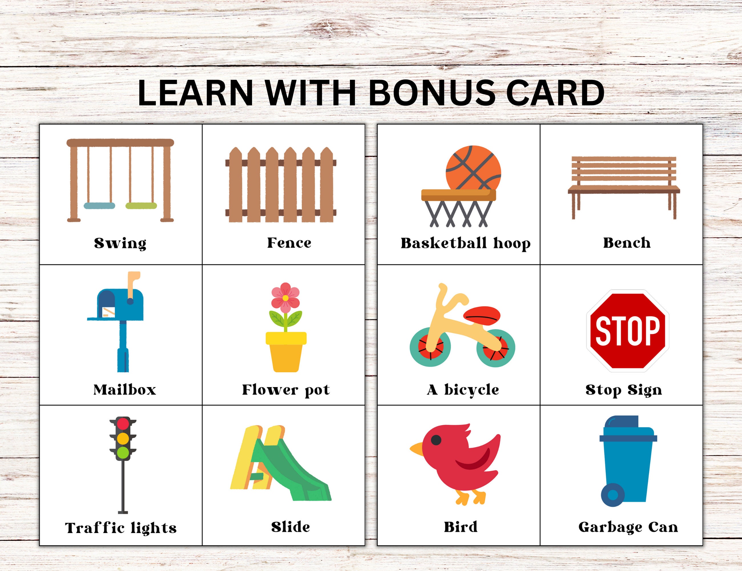 Neighborhood Scavenger Hunt, Outdoor Game Printable for Kids, Printable ...