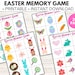 Easter Memory Games Printable, Easter Matching Game for Kids, Easter ...