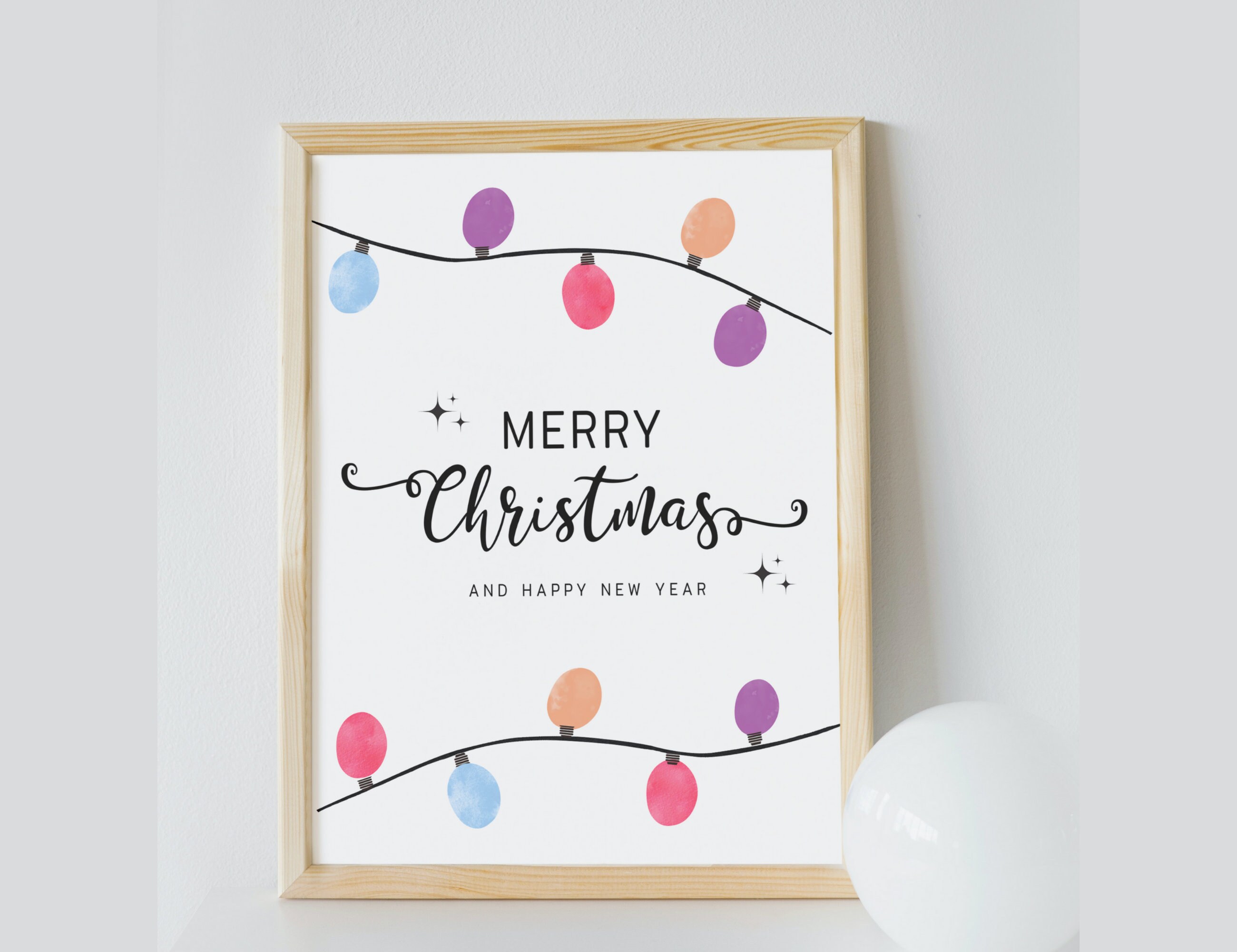 Christmas Fingerprint Art, Christmas Fingerprint Lights, Christmas Kids ...