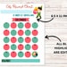 Printable Santa Elf Reward Chart, Behavior Chart for Kids ,reward ...