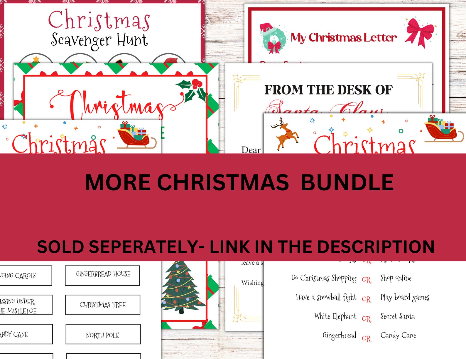 Printable Santa Elf Reward Chart, Behavior Chart for Kids ,reward ...