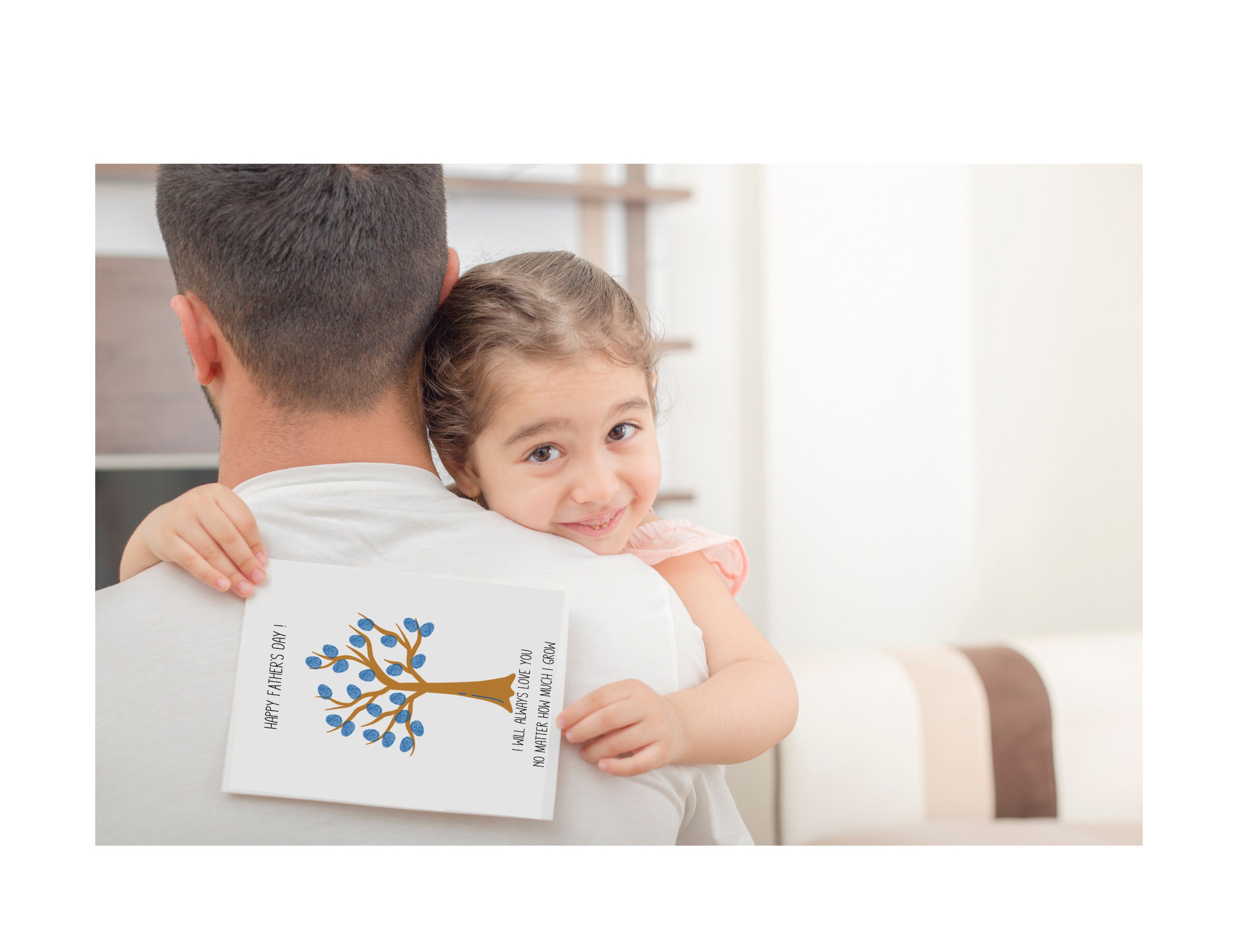 Father's Day Fingerprint Art, Thumbprint Art Template, Fingerprint Tree ...