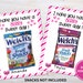Valentine Day Fruit Snack Card Printable, Classroom Valentines Day ...