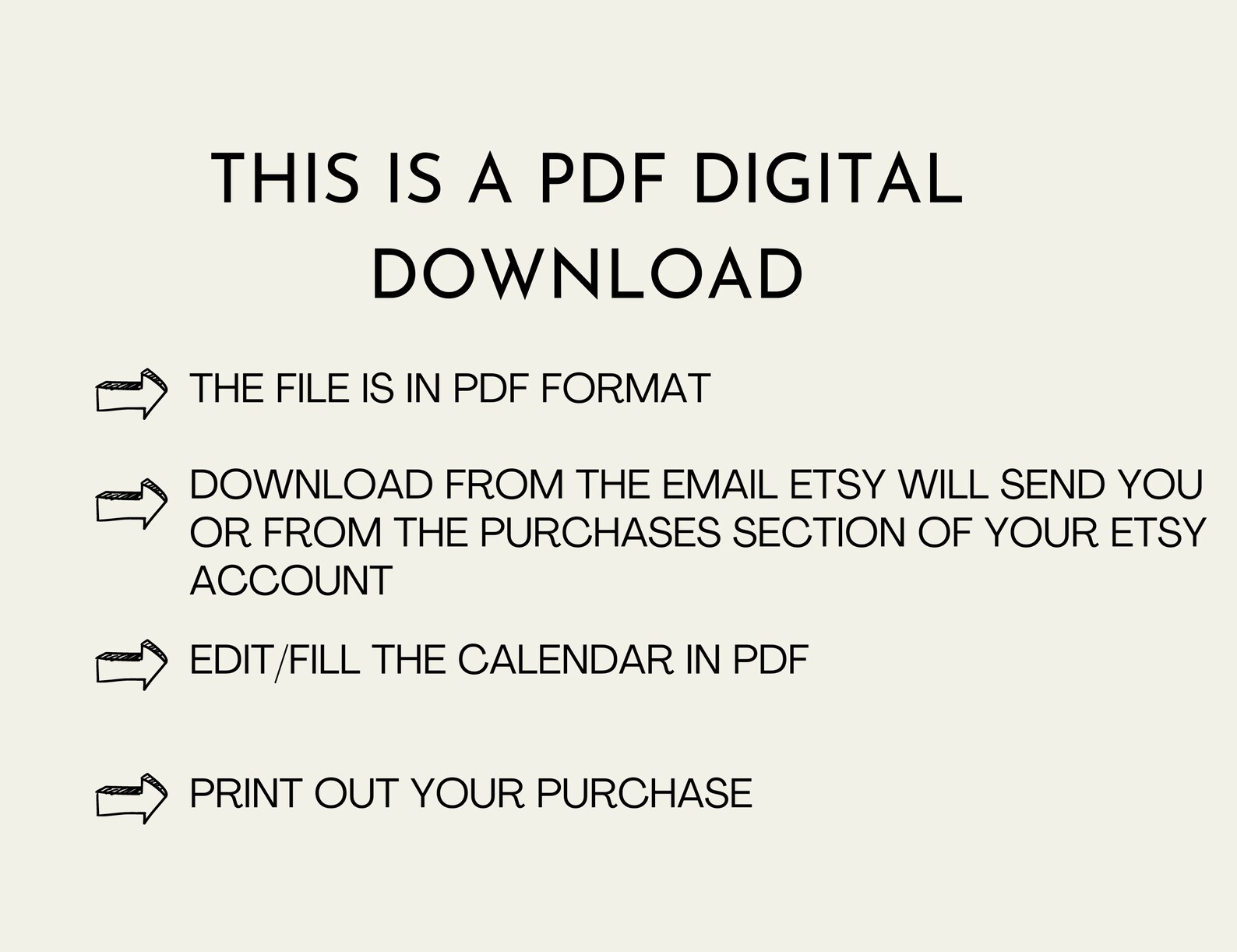 2023 Editable Printable Calendars/ Monthly Calendar/ Digital Calendar ...
