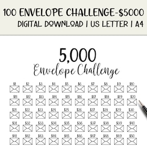 1000 Christmas Savings Challenge/ Money Challenge/ Track at Your Own ...