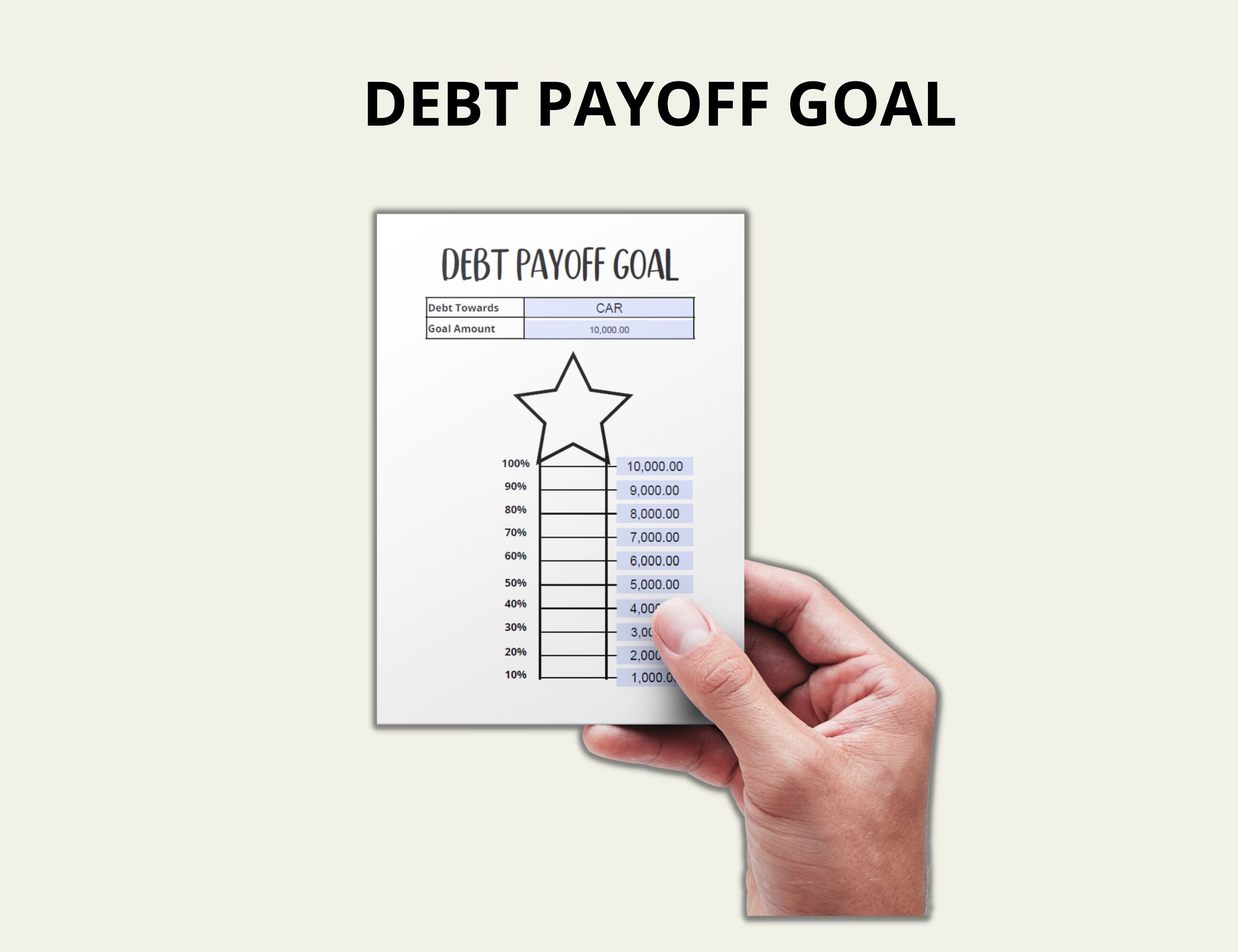 Debt Payoff Tracker , Fillable Debt Payoff Thermometer Tracker. Debt ...