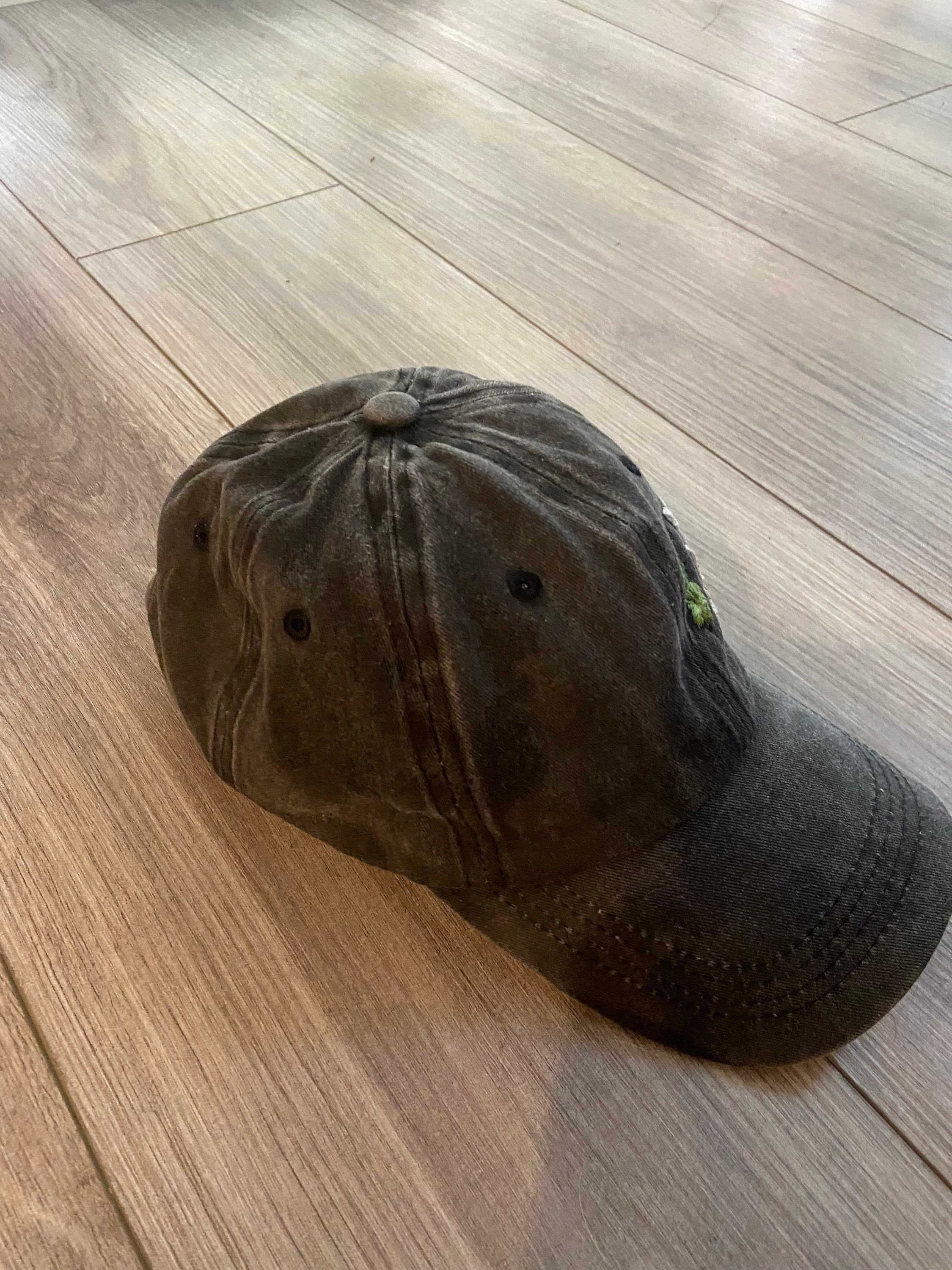 Hand-embroidered Koi Fish Hat, Distressed Hat, Men Women Embroidered ...