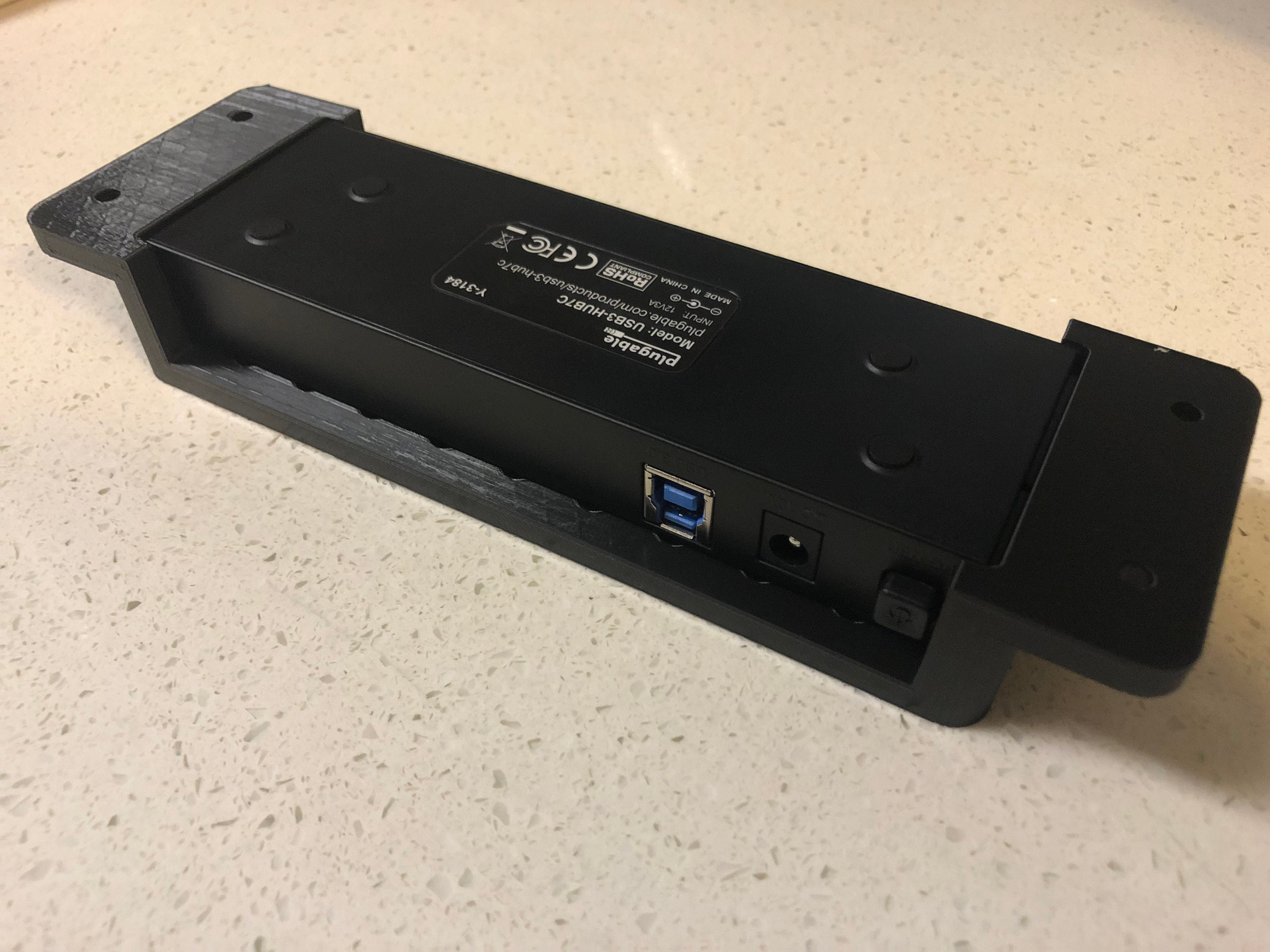 USB Hub Desk Mount 3D Printed - Etsy