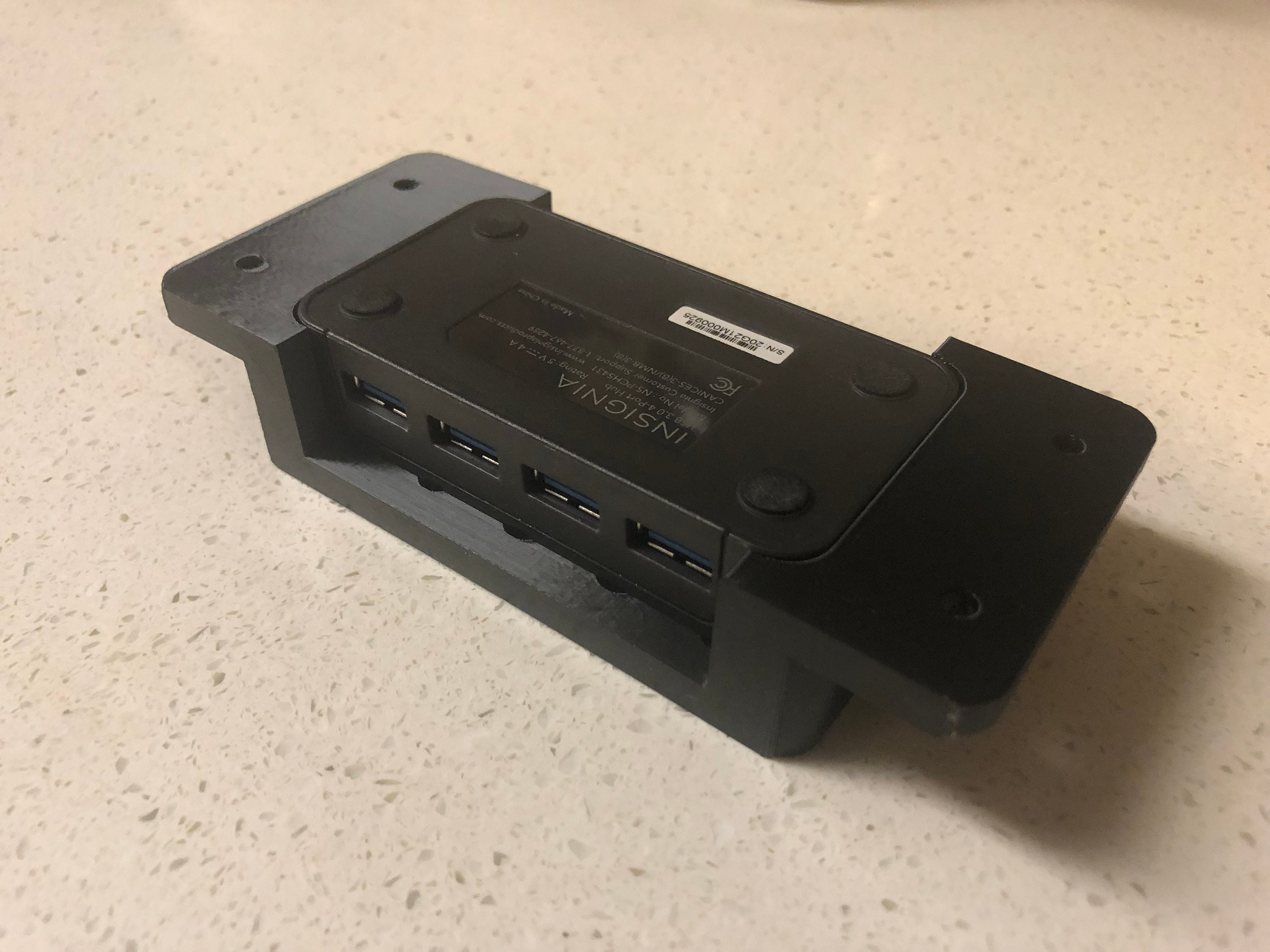 USB Hub Desk Mount 3D Printed - Etsy