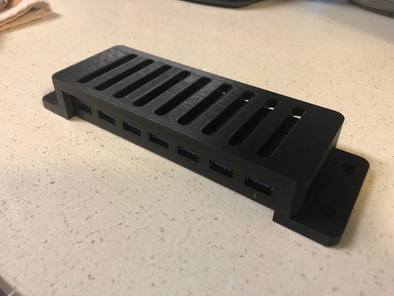 USB Hub Desk Mount 3D Printed - Etsy