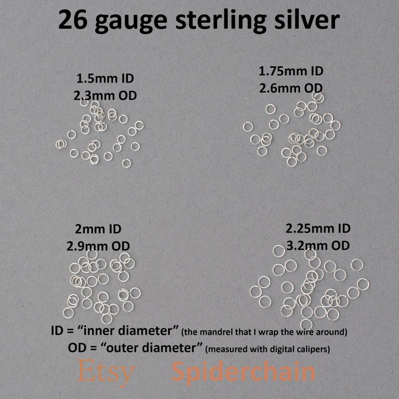 Sterling Saw Cut Jump Ring - Etsy