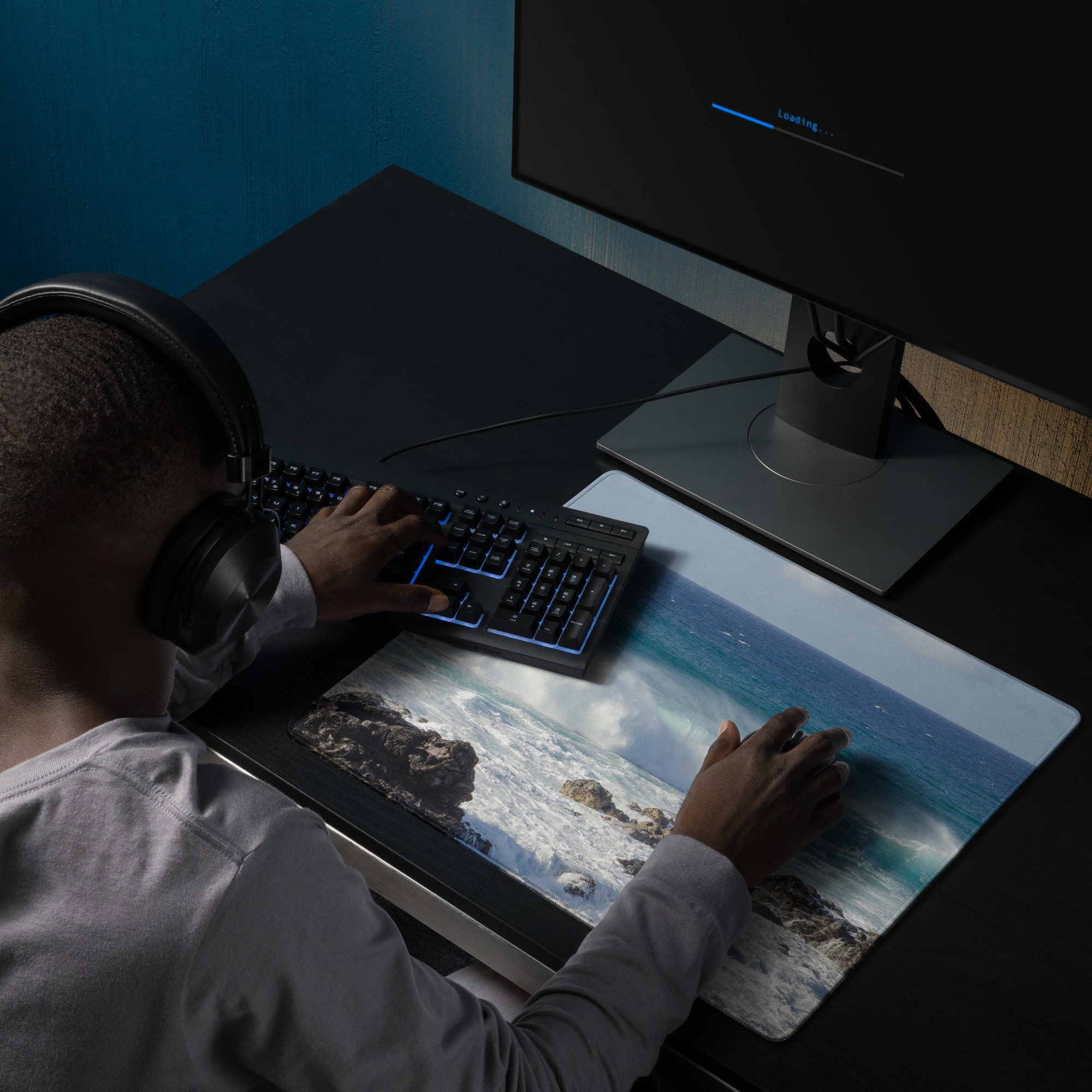 Water Desk Mat Featuring, Waves in Maui, Vibrant Large Mouse Pad - Etsy