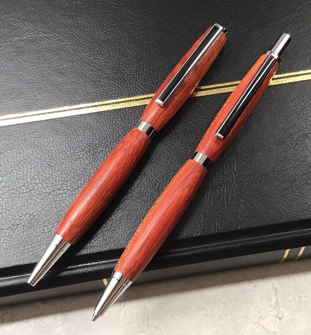 Exotic Bloodwood Pen and Pencil Set – Handcrafted Luxury Gift Set - Etsy