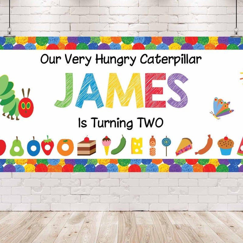 Hungry Caterpillar Banner - Etsy