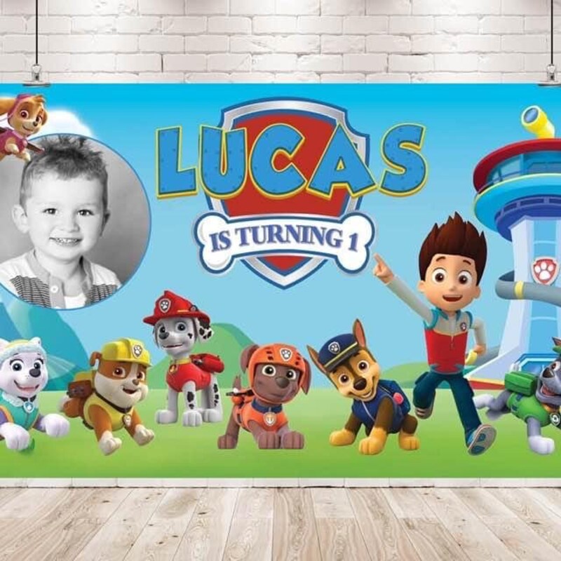 Paw Patrol Backdrop - Etsy