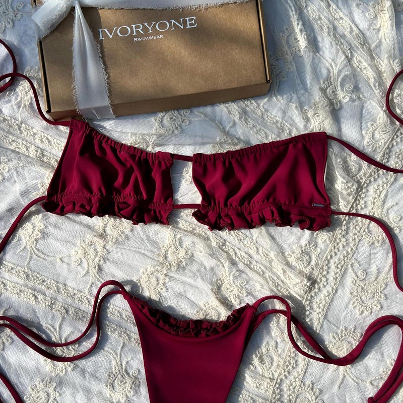 Frill Bikini - Etsy