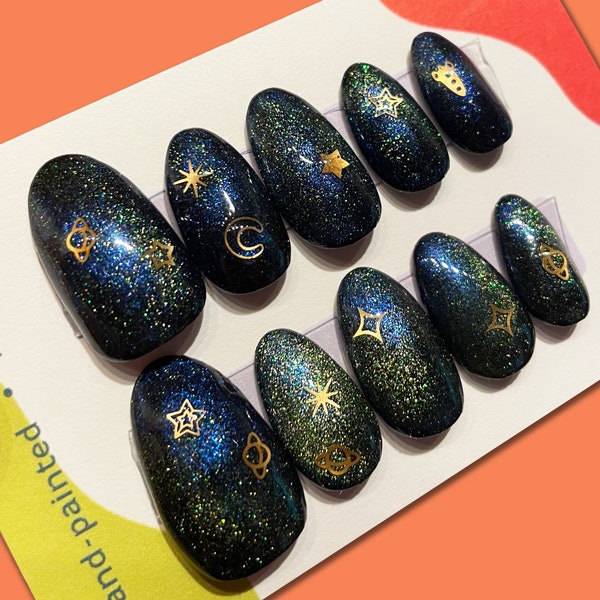 Celestial Nails - Etsy
