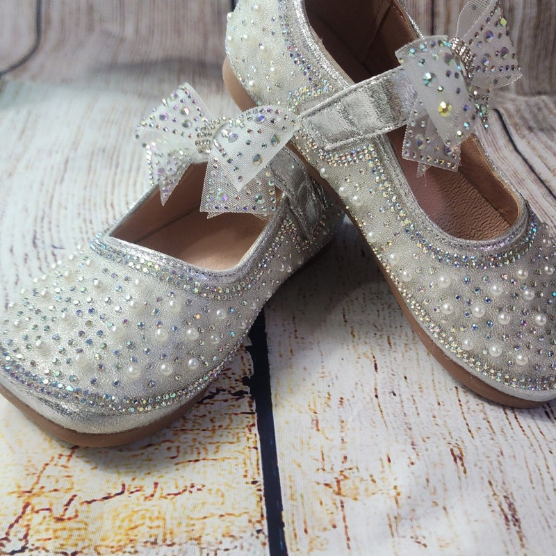 Silver Glitter Shoes - Etsy