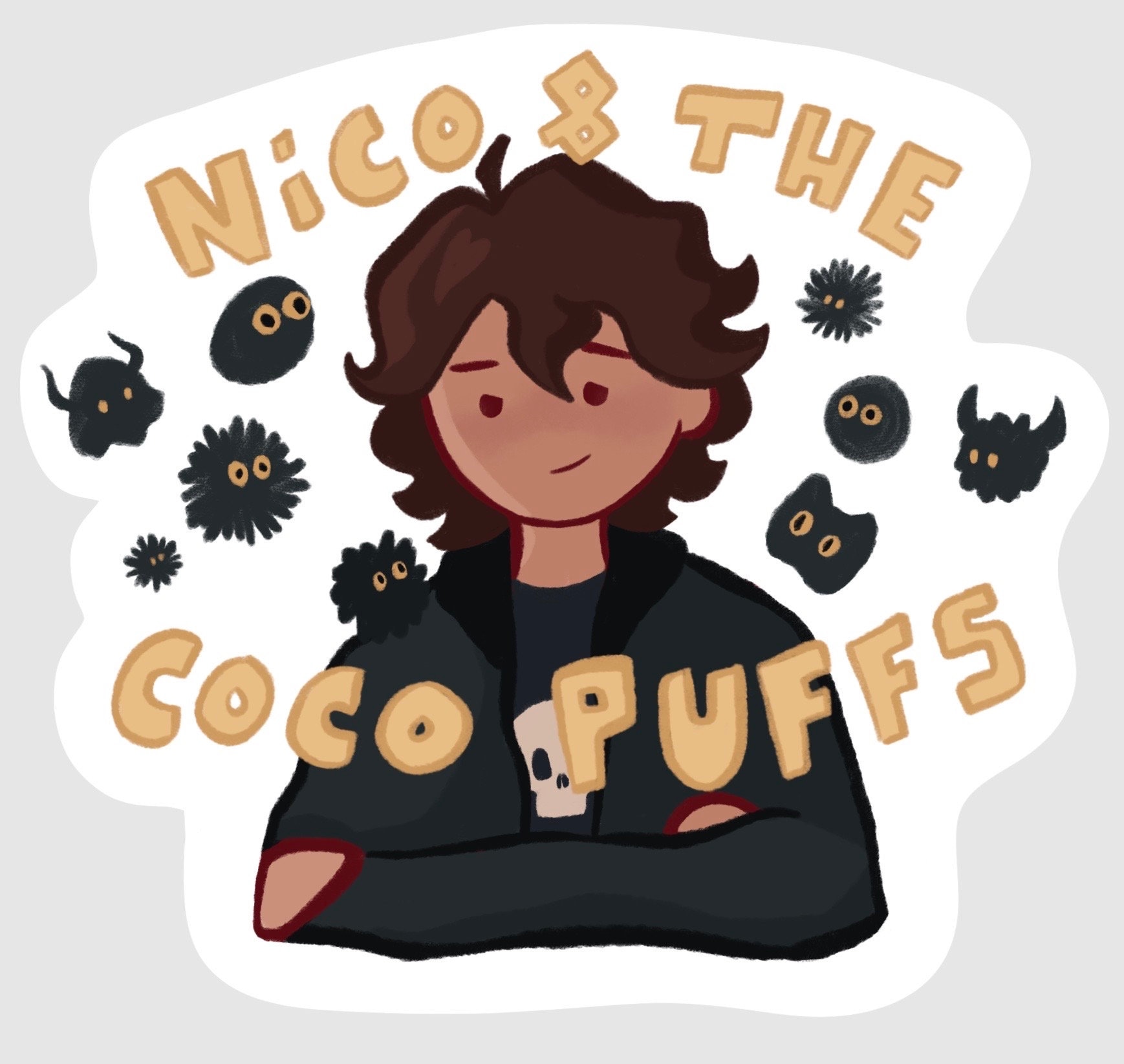 Nico and the Coco Puffs Sticker From Percy Jackson, the Sun and the ...