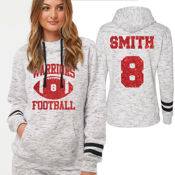 Lace up Football Hoodie - Etsy