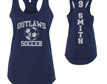 Soccer Team Tank Top Custom Soccer Tank Top Soccer Team Tank - Etsy