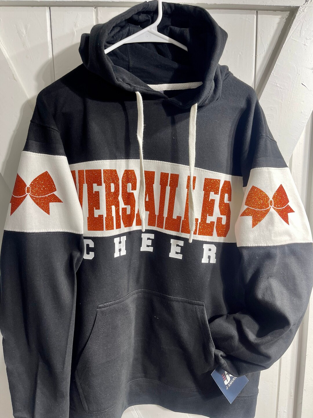 Custom Personalized Cheer Design J. America Varsity Fleece Colorblocked ...