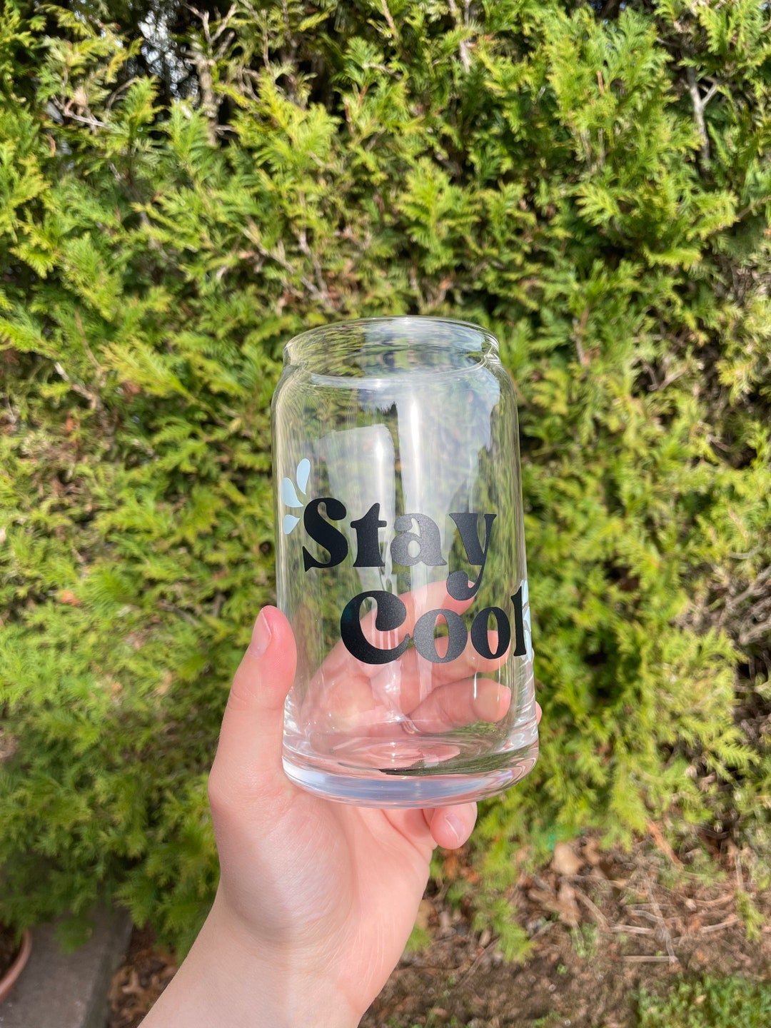 Stay Cool Glass | 16 or 20 Oz Can Glass | Custom Libbey Glassware - Etsy