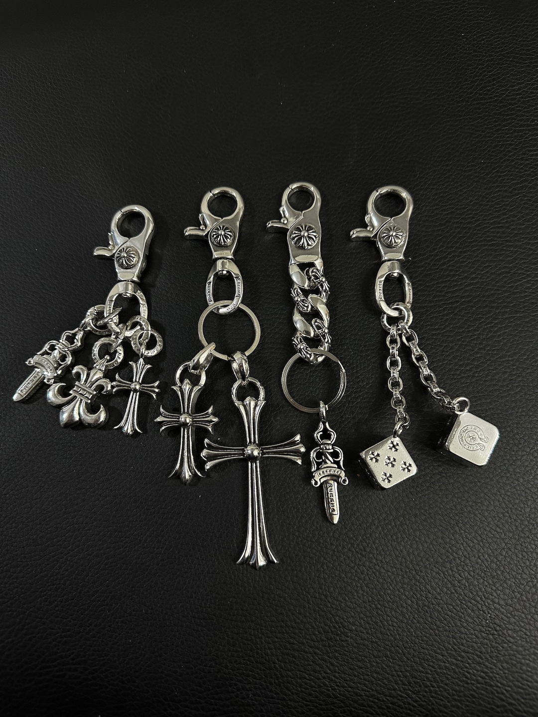 Hrome Heart Dice Keychain,chrome Hearts Style Design, Inspired Chrome ...