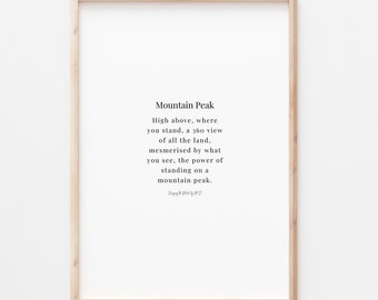 Hard Then Easy Original Poem Print A4 and A3 Download - Etsy