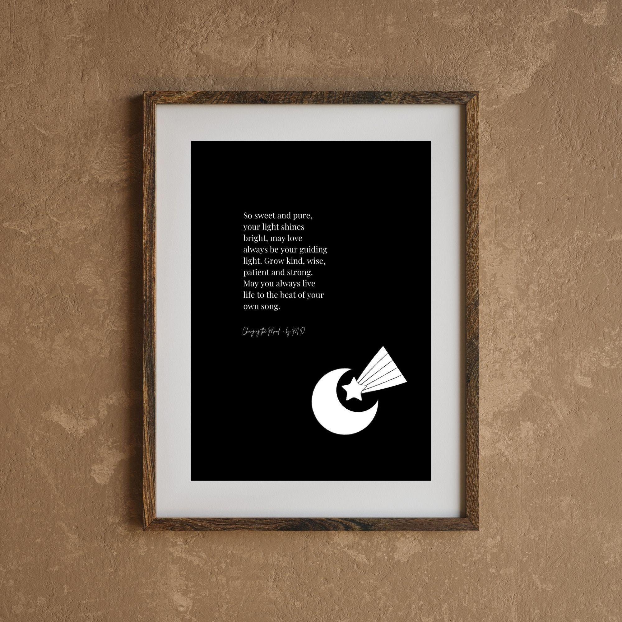 Shine Bright Original Poem Print A4 and A3 Download | Etsy