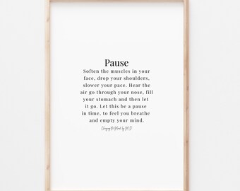 Gratitude Original Poem Print A4 and A3 Download - Etsy