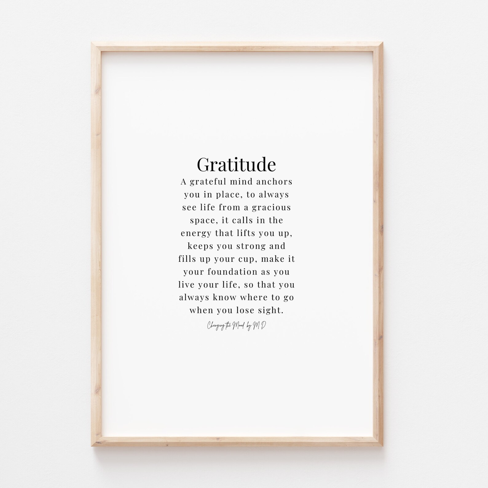 Gratitude - Original Poem Print (A4 and A3 Download) - Etsy