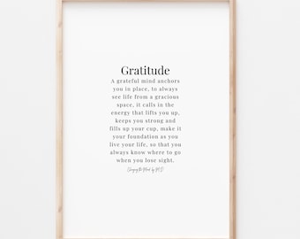 Gratitude - Original Poem Print (A4 and A3 Download) - Etsy