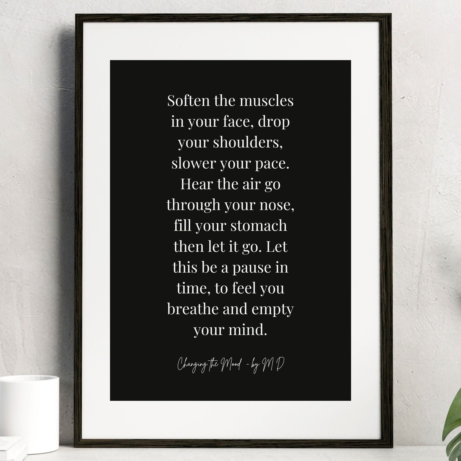 Pause Original Poem Print A4 and A3 Download | Etsy