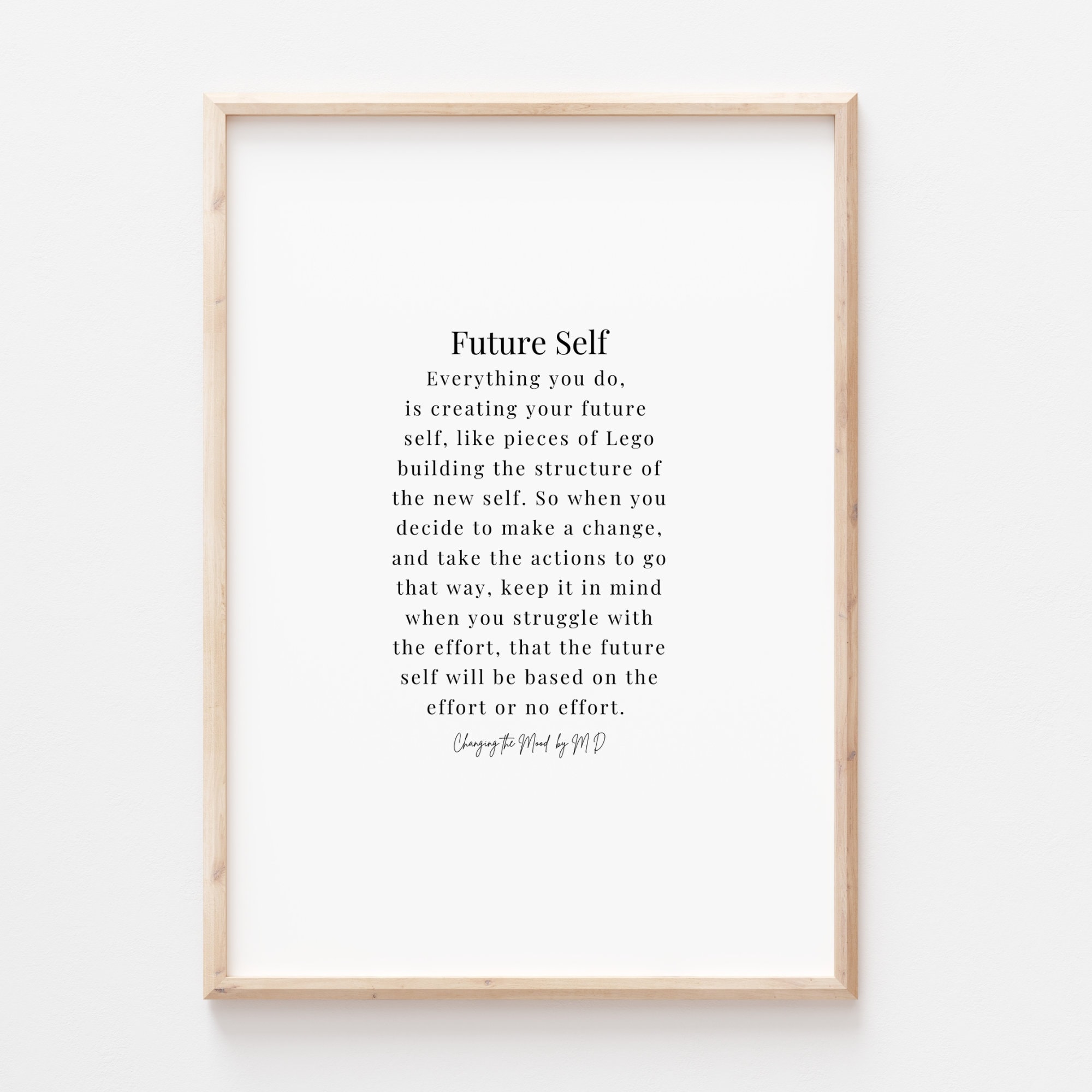 Future Self Original Poem Print A4 and A3 Download - Etsy