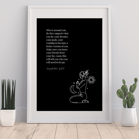 Your Circle Original Poem Print A4 and A3 Download | Etsy