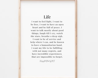 Pause Original Poem Print A4 and A3 Download (Instant Download) - Etsy