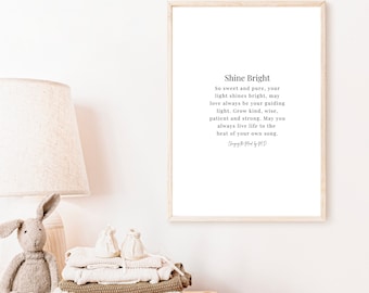 Focus Inward Original Poem Print A4 and A3 Download - Etsy