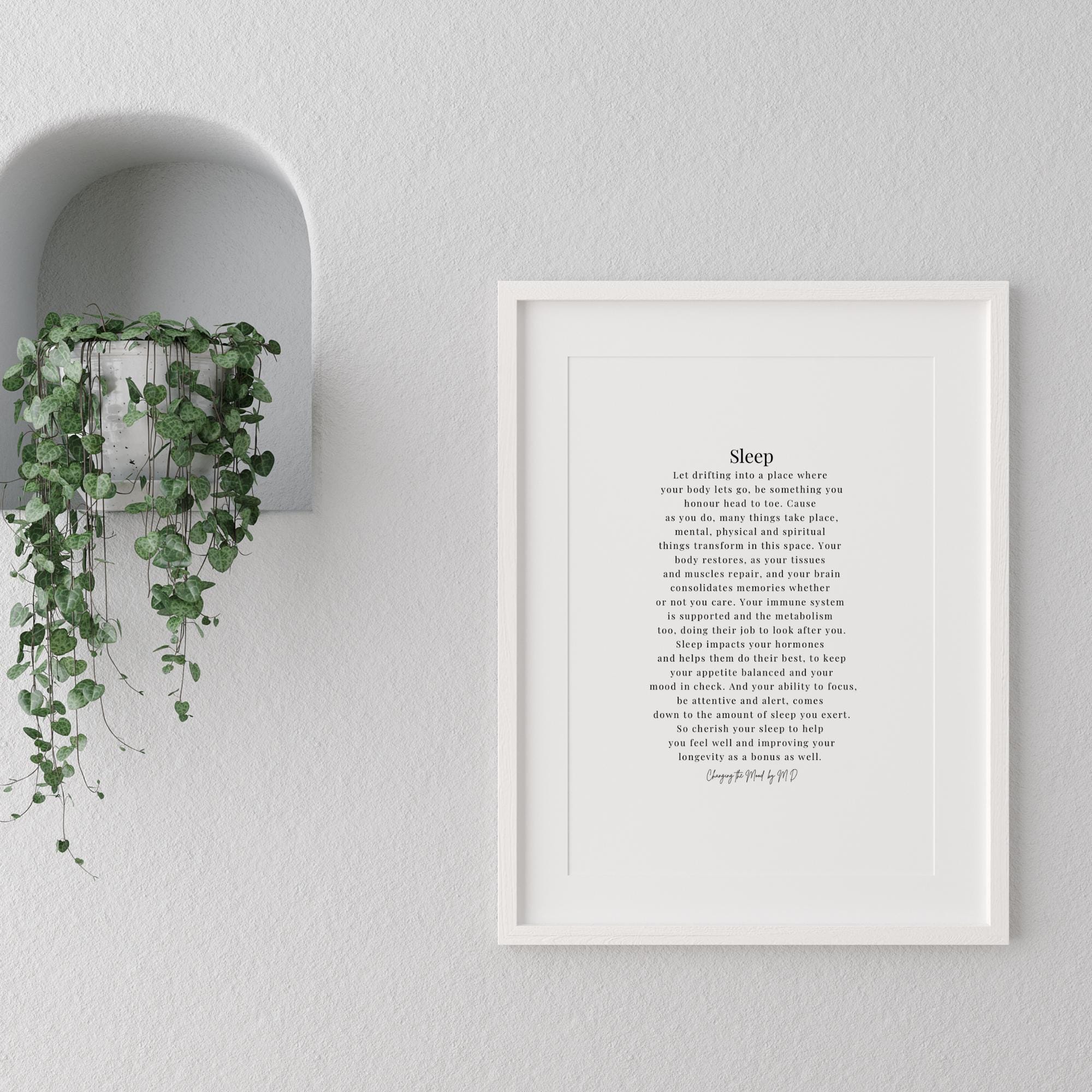 Sleep - Original Poem Print (A4 and A3 Download) - Etsy