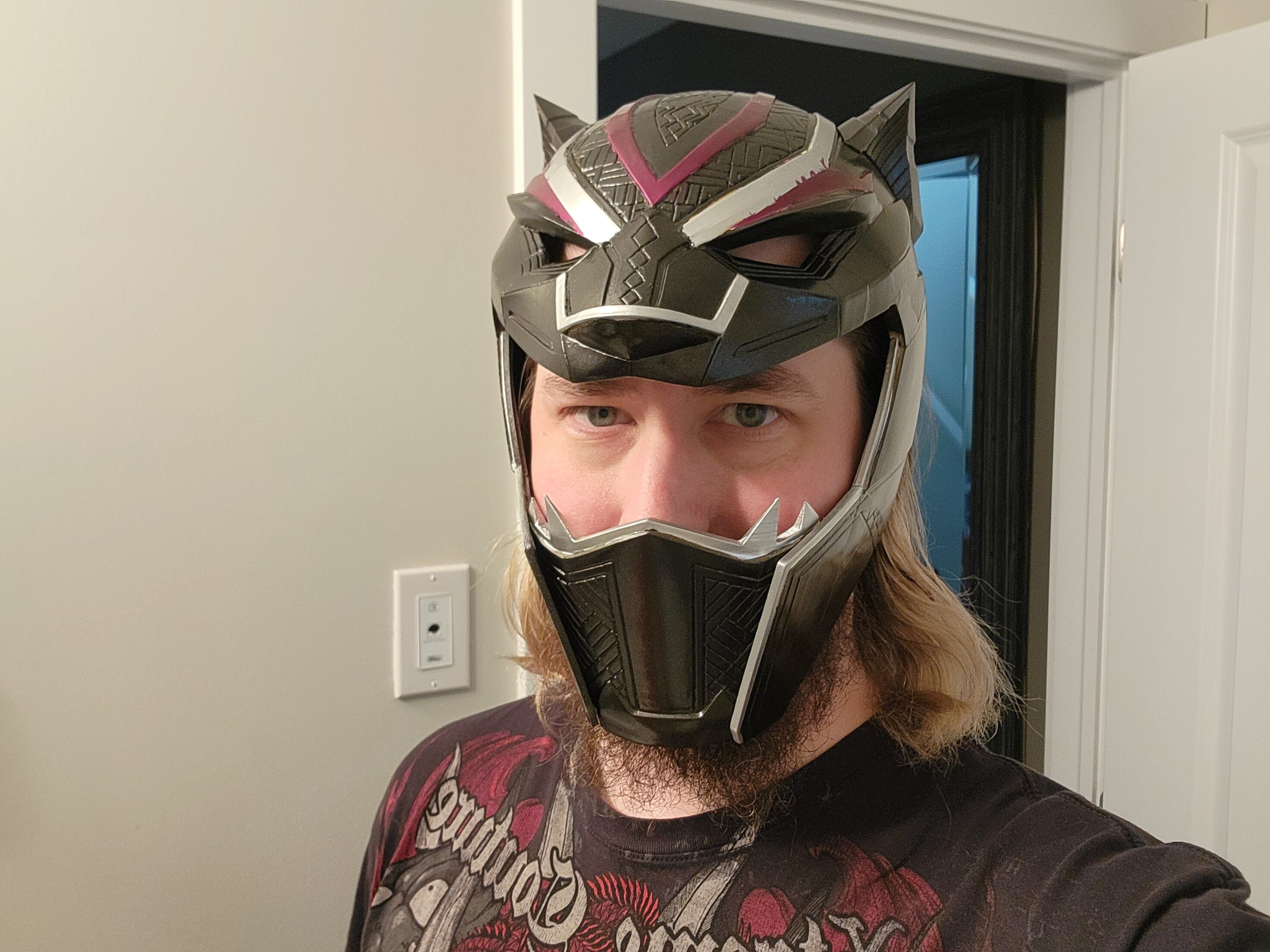 3D Printed Black Panther-ranger Helmet - Etsy