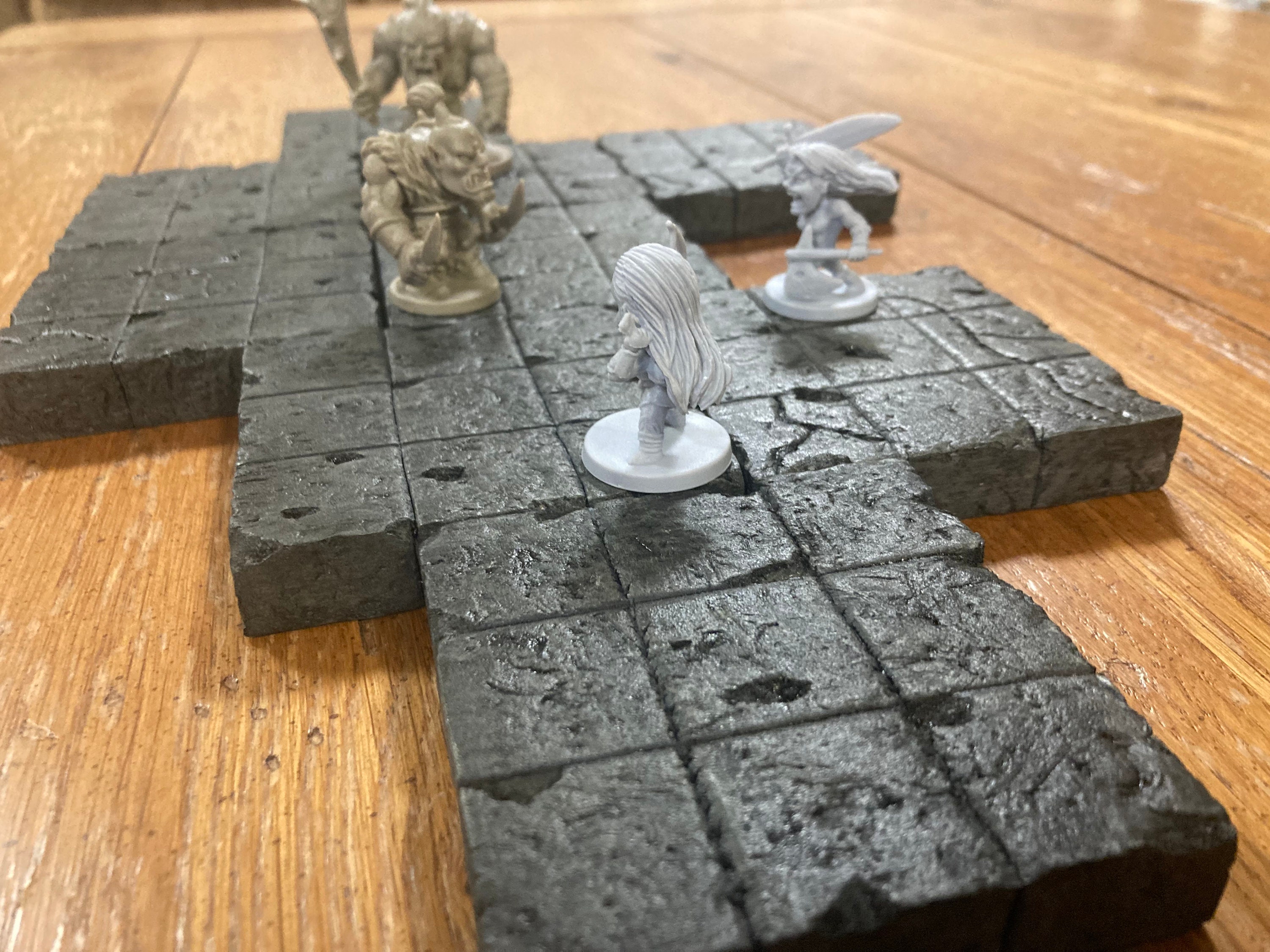 3x3 Dungeon Tiles Set 28mm Role-playing Game Scenery - Scatter Terrain ...